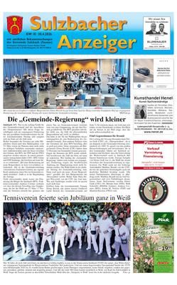 Sulzbacher Anzeiger KW 18-2026 | Taunus-Nachrichten